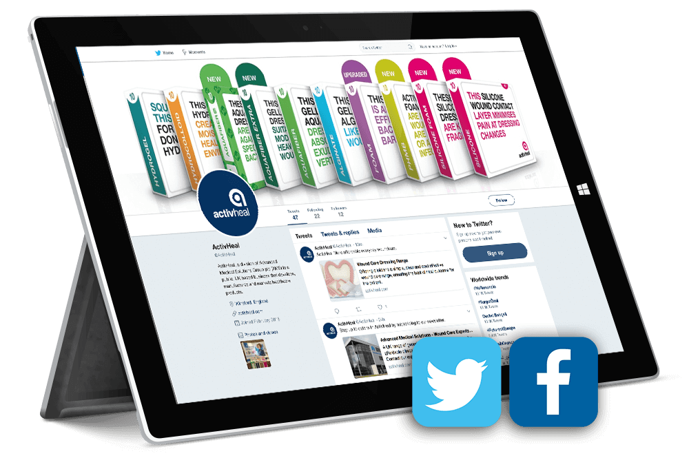 Wound Care Dressing Range - Advanced Medical Solutions - ActivHeal