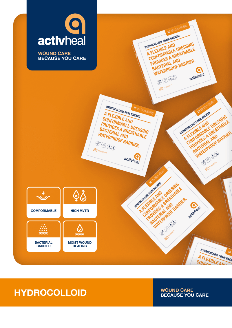 Hydrocolloid Dressing - Wound Care Range - ActivHeal Hydrocolloid